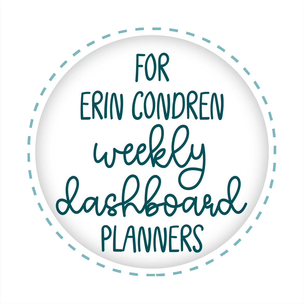 For Erin Condren Weekly Dashboard Planner – My Happy Place Stickers
