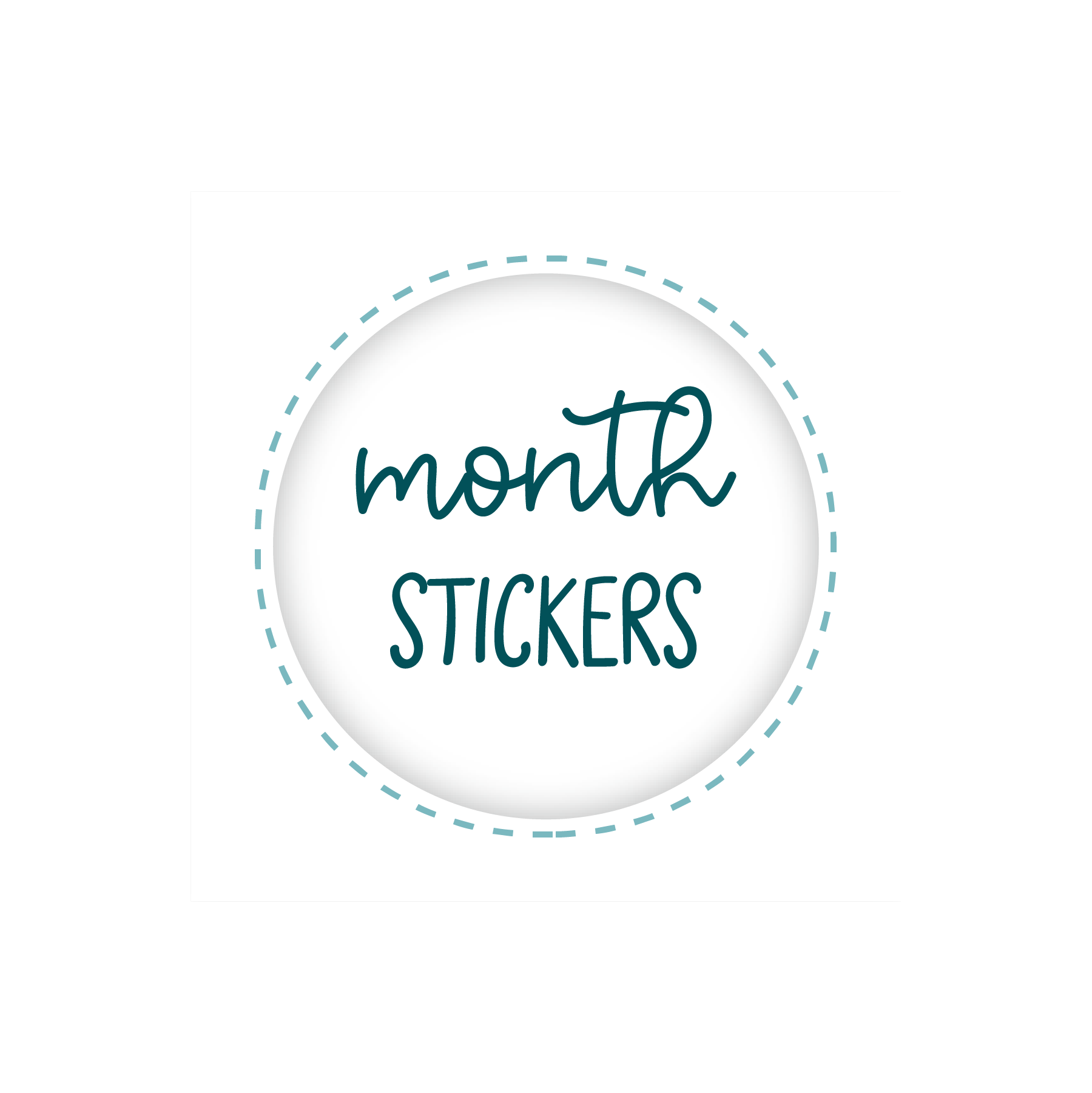 Months – My Happy Place Stickers