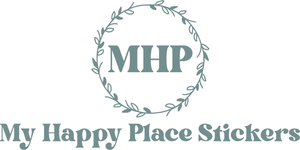 My Happy Place Stickers